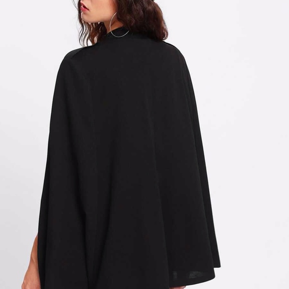 Simplicity | Jackets & Coats | Womens Capestyle Coat With Bat Sleeves ...